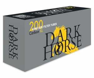 Filter Cigarette Tubes Dark Horse 200 SUP XL Carbon White – 24 mm (Pack ...